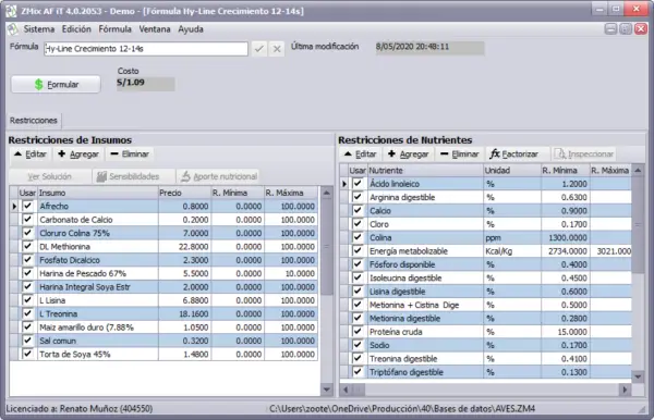 ZMix AF iT – Zootech Software Pecuario